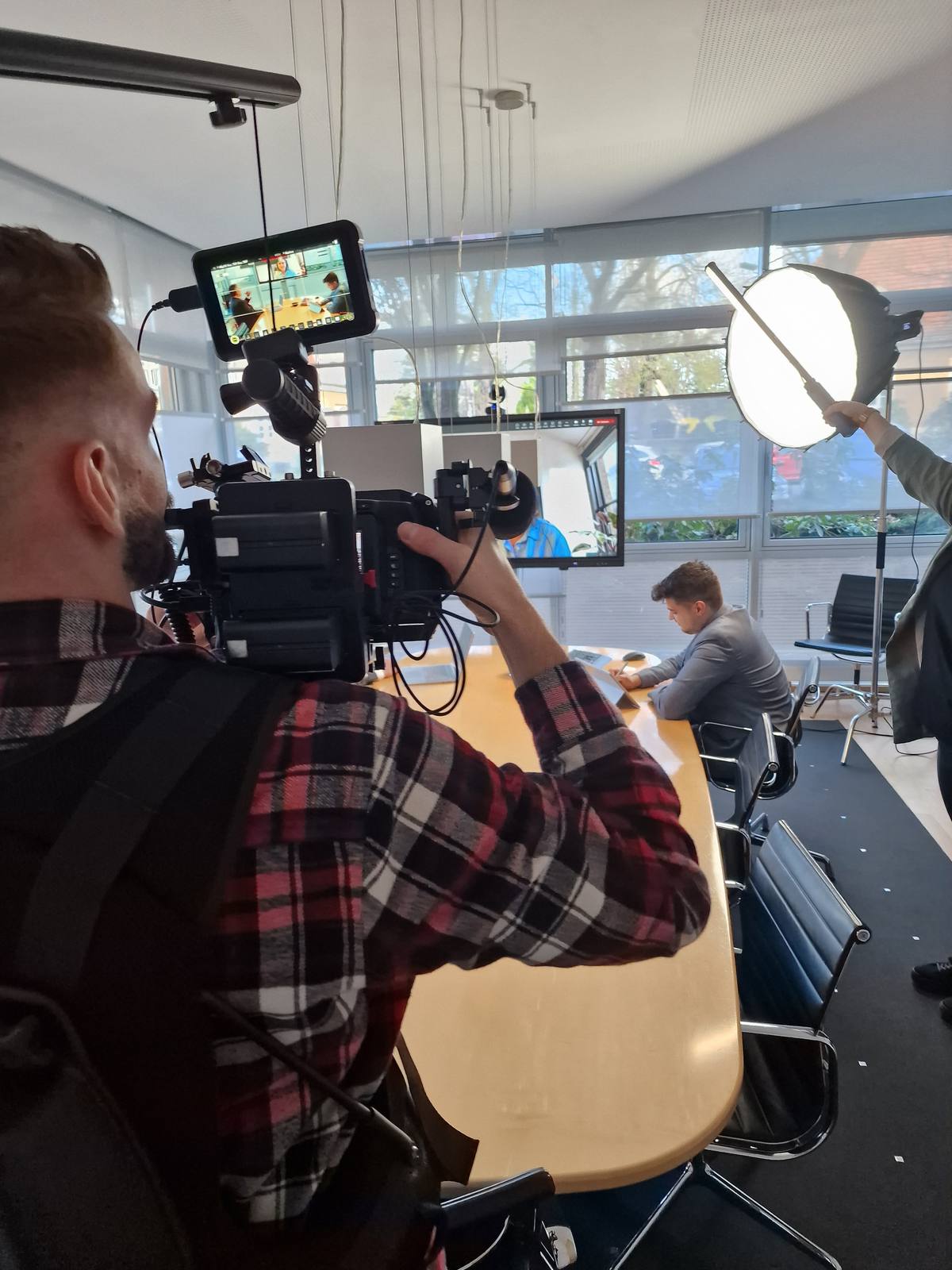 Filmdreh mit der BA Sachsen